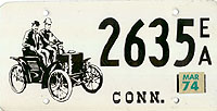Illustrated History of Connecticut License Plates - Early American